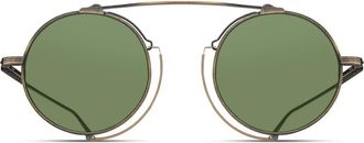 Matsuda M3154 Runde Sonnenbrille - - Accessories - unisex - Grau - 46 MM