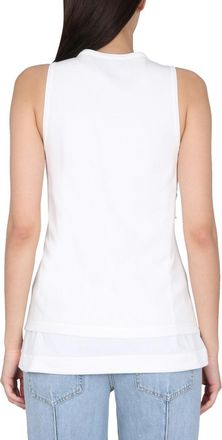 Bottega Veneta Cotton-Blend Jersey Shirt - White