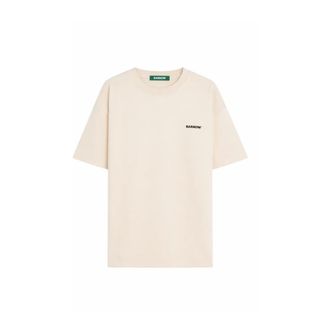 Barrow Barrow, Homme, Tops, Beige, Taille: L T-shirt embl&eacute;matique en jersey