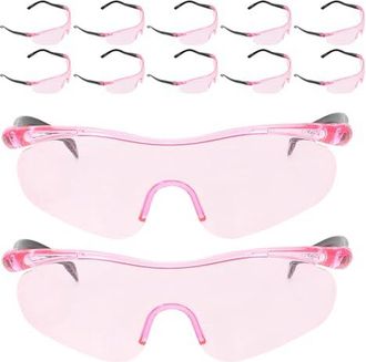 Cabilock Abaodam 12 pi&egrave;ces Lot de Lunettes de Protection pour Gar&ccedil;on Fille Lunettes de S&eacute;curit&eacute; R&eacute;sistantes Aux Chocs avec Verres Transparents Confortables et 
