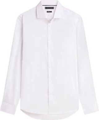Tommy Hilfiger Chemise droite en coton m&eacute;lang&eacute;