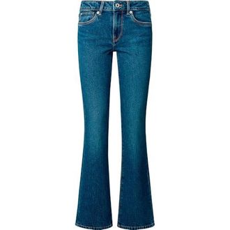 Pepe Jeans London Bootcut LW Jeans, Bleu (Denim-Ee3), 28W / 32L Femme