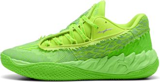Puma MB.05 Lo Flourish Basketballschuhe Unisex, Schuhe, Gr&uuml;n, 49.5