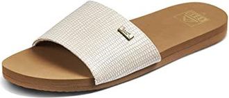 Reef Sandales mode femme Bliss Nights Slide, White/Tan, 42.5 EU