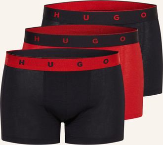 HUGO BOSS Hugo 3er-Pack Boxershorts rot