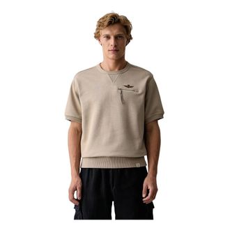 Aeronautica Rundhals-Sweatshirt - - Sweatshirts & Hoodies - Herren - Beige - S