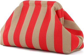 Generic Damenmode H&auml;keln Farbblock Kn&ouml;del Clutch R&uuml;schen Wolke Brieftasche Clutch Geldb&ouml;rsen Handtasche Einkaufstaschen f&uuml;r den Sommer