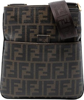 Fendi Hobo Bags - Zucca Coated Canvas Crossbody - Gr. unisize - in Braun - für Damen