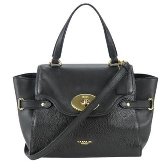 Coach Pre-owned Ledertasche - - Pre-owned - Damen - Schwarzk - ONE SIZE