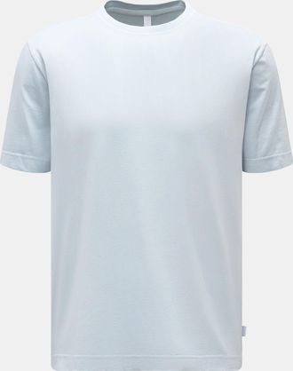 04651/ Herren - Rundhals-T-Shirt pastellblau