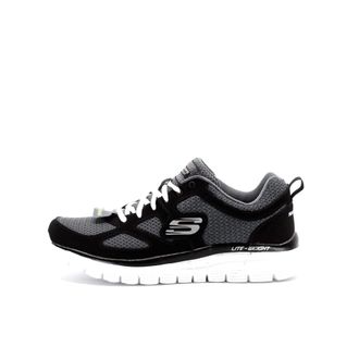 Skechers Burns- Agoura Herren Turnschuhe, Black, 44 EU