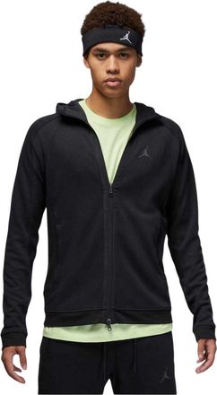 Nike Air Jordan Hoodie mit durchgehendem Rei&szlig;verschluss f&uuml;r Herren, Dri-FIT (Schwarz)