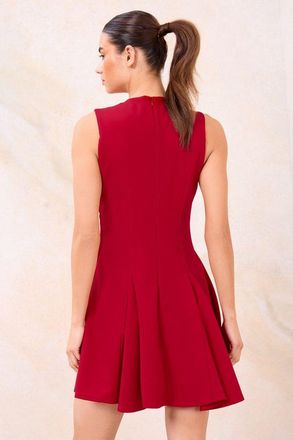 Lipsy Minikleid Lipsy &Auml;rmelloses Minikleid mit V-Ausschnitt (1-tlg)