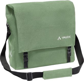 Vaude Fahrradtasche für Gepäckträger Augsburg IV 20L grün, stylische Business-Fahrradtasche 100% wasserdicht, Gepäckträgertasche hinten, einfache Befestigun