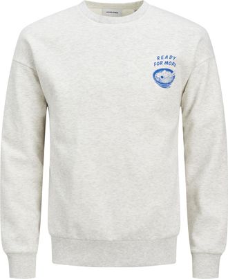 Jack & Jones Jjcharge Printed Sweat Crew Neck