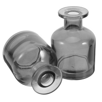 BESPORTBLE 2 St&uuml;ck Glas Diffusorflaschen Rund 150 ml Zylindrische Wiederbef&uuml;llbare Duftflaschen aus Glas f&uuml;r Zuhause B&uuml;ro und Auto Aromatherapie Raumbeduftung