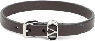 Valentino Garavani Homme, Accessoires, Brun, Taille: ONE Size Bracelet Marron pour Accessoires Homme