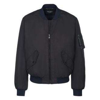 Dolce & Gabbana Bomberjacke - - Jackets - Herren - Schwarzk - XL