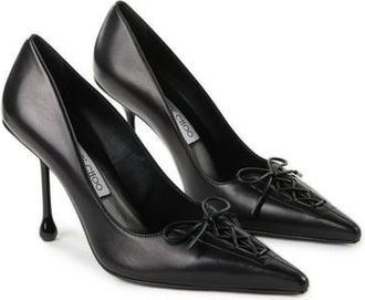 Jimmy Choo London Scarlett 95 Pumps in Lammleder - Schwarz