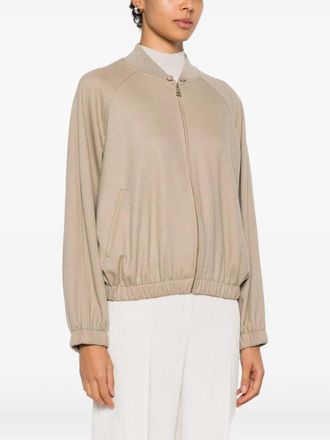 Fabiana Filippi Womens Zip Bomber Jacket Aw25 W