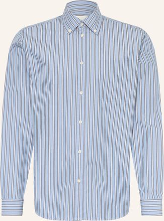 Les Deux Hemd Kent Loose Fit blau