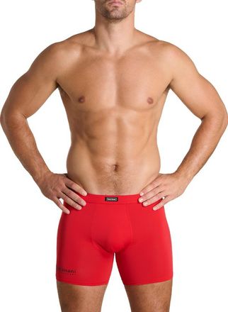 Bruno Banani Herren Unterw&auml;sche rot Mikrofaser unifarben