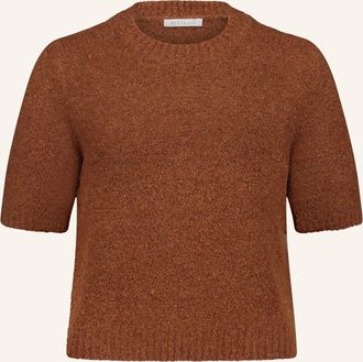 Betty&Co Betty&Co Strickpullover Mit Rundhalsausschnitt gelb