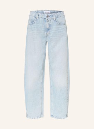 Cambio Cambio Barrel Jeans Oaklyn Mit Leinen blau