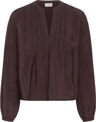 Kaffe Femme, Blouses et Chemises, Brun, Taille: 40 FR Blouses & Chemises