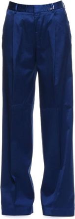 Cellar Door Femme, Pantalons, Bleu, Taille: 40 FR Pantalon Large Monochromatique