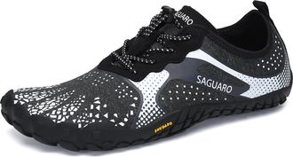 Saguaro Barfußschuhe Herren Damen Barfussschuhe Traillaufschuhe Zehen Training Fitnessschuhe Outdoor Barfuss Wanderschuhe Atmungsaktiv Schnell Trocknend Bades