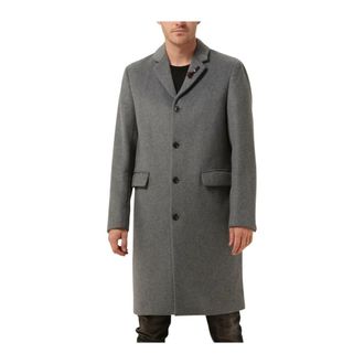 Scotch & Soda Klassischer Wollmantel in Grau - - Coats - Herren - Grau - S
