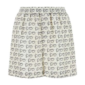 Burberry B Silk Shorts - - Shorts - Damen - Wei&szlig; - 2XS