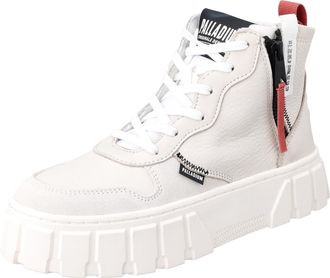 Palladium Damen Pallatower Outzip Lth Sneaker, Weiß, 37 EU