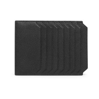 Santoni Dokumentenhalter aus gewalktem Leder - - Accessories - Damen - Schwarzk - ONE SIZE
