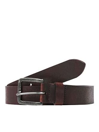 Jack & Jones Jacvictor Leather Belt Noos Ceinture, Marron (Black Coffee Black Coffee), 95 (Taille Fabricant: 80) Homme