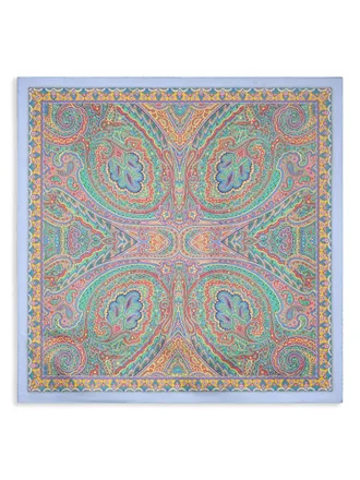 Etro chemise en soie à imprimé cachemire - Vert