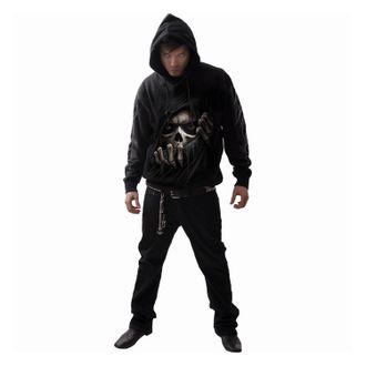 Spiral Grim Ripper Kapuzenpullover f&uuml;r Herren/Damen Unisex, Zum &Uuml;berziehen (Schwarz)