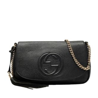 Gucci Pre-owned Vintage Umh&auml;ngetasche - - Pre-owned - Damen - Schwarzk - ONE SIZE