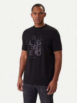 Karl Lagerfeld T-Shirt 755053 561221 Schwarz Regular Fit