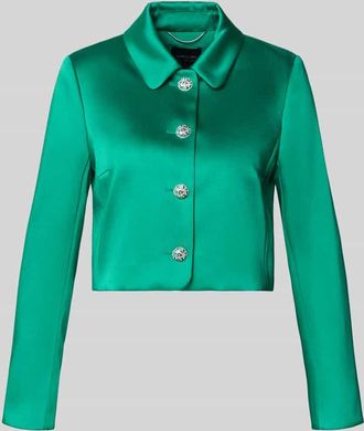 Marc Cain Slim Fit Blazer mit Umlegekragen und Knopfleiste