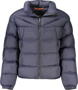 Napapijri Homme, Vestes, Bleu, Taille: XL Veste en polyamide avec fermeture éclair et poches
