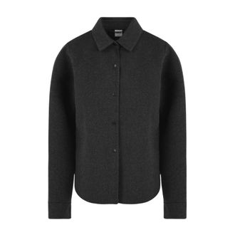 Aspesi Doppeltes Wollhemd mit Biber-Effekt - - Jackets - Damen - Grau - S