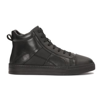 Kazar Ledersneaker mit hohem Schaft - - Shoes - Herren - Schwarzk - 41 EU