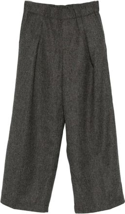 Dries Van Noten Homme, Pantalons, Gris, Taille: M Wide Pantalons
