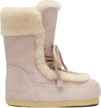 Moon Boot Botte H26 - Femme - Chaussures - Rose - Taille: 35 EU