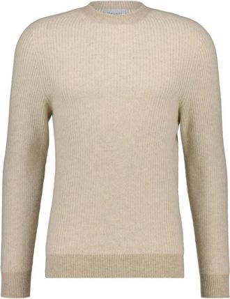 Profuomo Rundhals-Strickpullover - - Knitwear - Herren - Beige - S