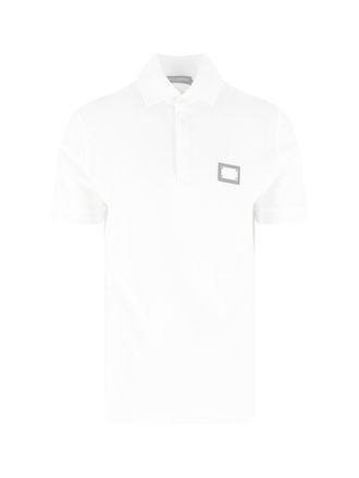Dolce & Gabbana Baumwoll-Piqu&eacute;-Logo-Polo
