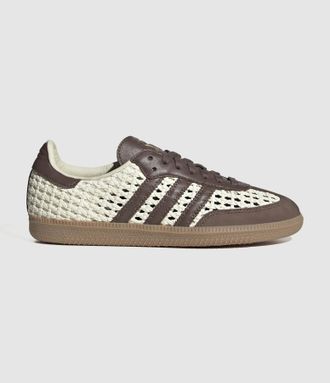 adidas Baskets Samba Og W Cream White/Earth Strata/Gold Met