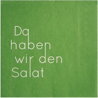 Räder Serviette Da haben wir den Salat